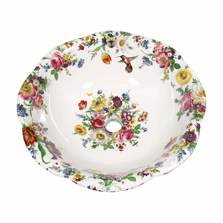 Flower and Floral Decorated Bathroom Sinks – Page 2 – DecoratedBathroom